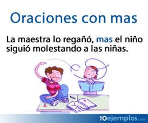 Oraciones con mas